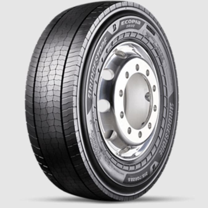 Industrial tire - ECOPIA DRIVE ENLITEN - BRIDGESTONE - for trucks / 22.5"