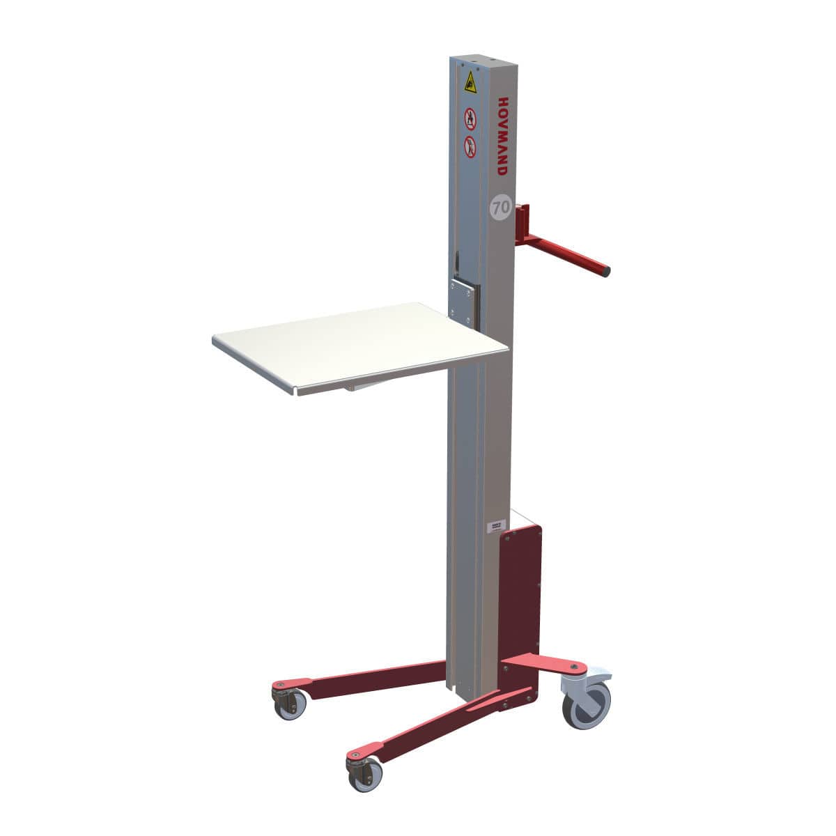 Battery-powered lifter - Impact 70L AP1 - HOVMAND - with tray / mobile ...