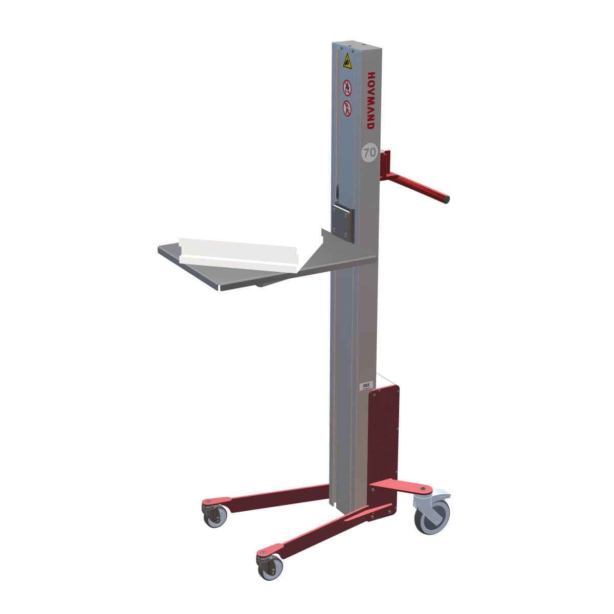 Battery-powered lifter - Impact 70L EPV - HOVMAND - with tray / mobile ...