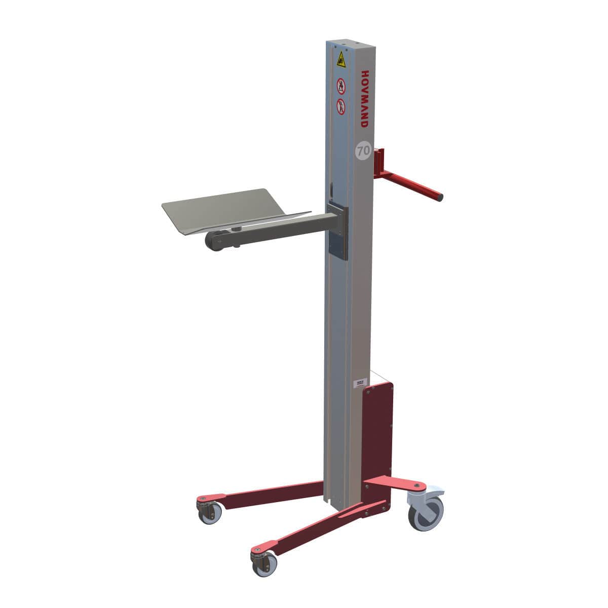 Battery-powered lifter - Impact 70L DVB1 - HOVMAND - mobile / for reels ...