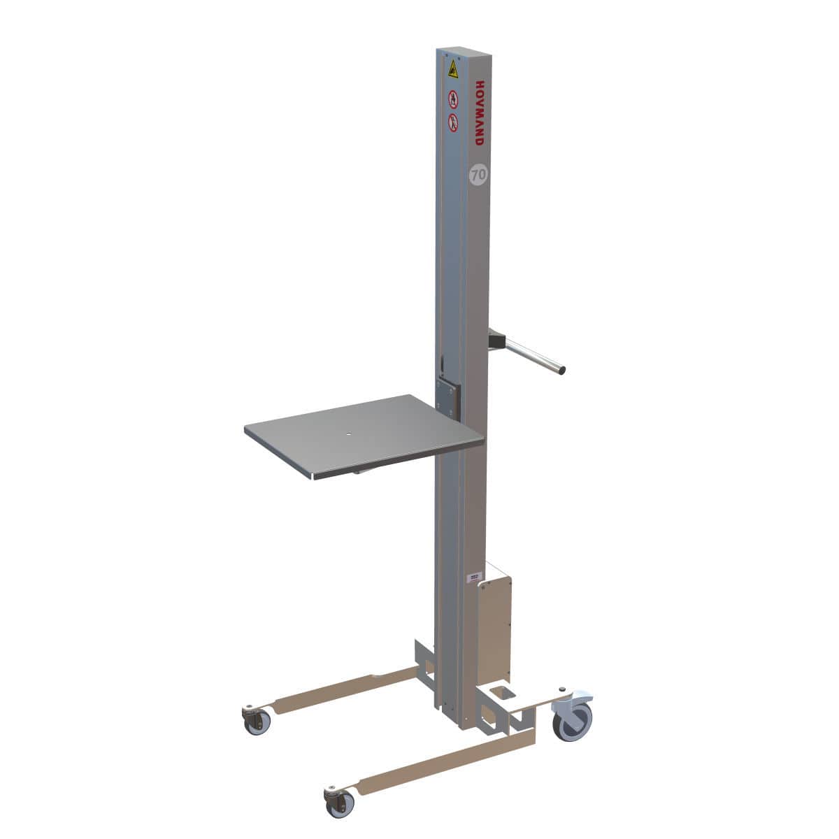 Platform lifter - Impox 70M EP1-ix - HOVMAND - stainless steel / cans ...