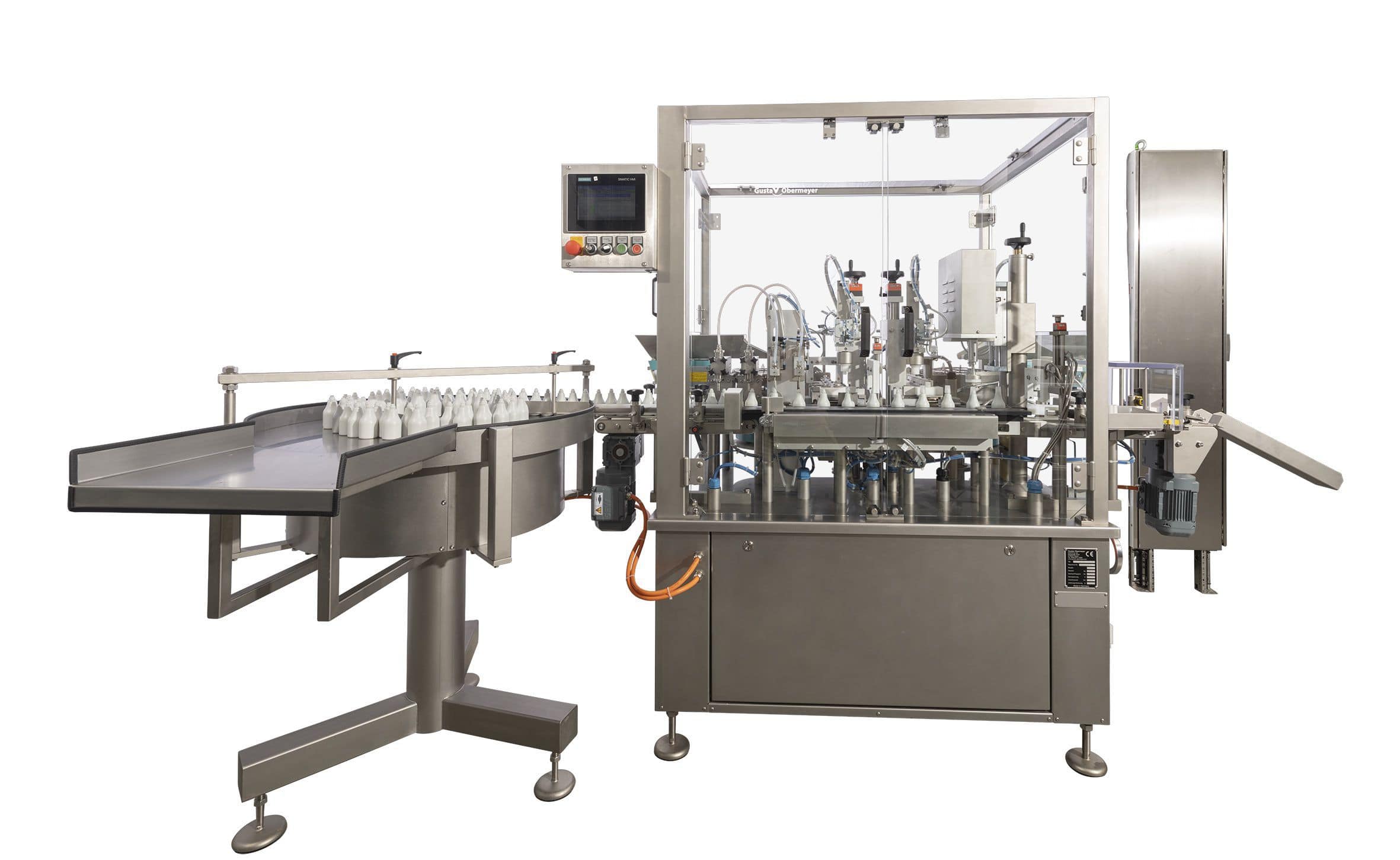 Fully-automatic bottling line - LAL20/35 - Gustav Obermeyer GmbH u Co KG