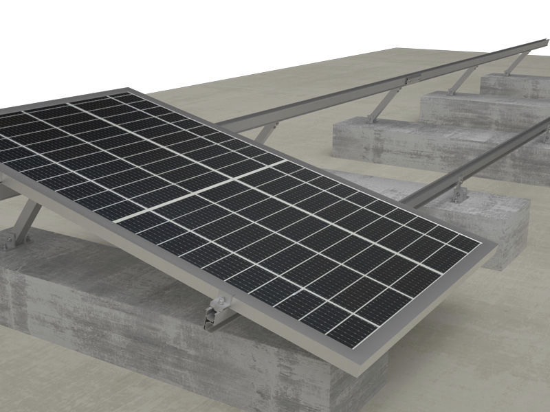 Flat roof PV mounting system - ANTAI