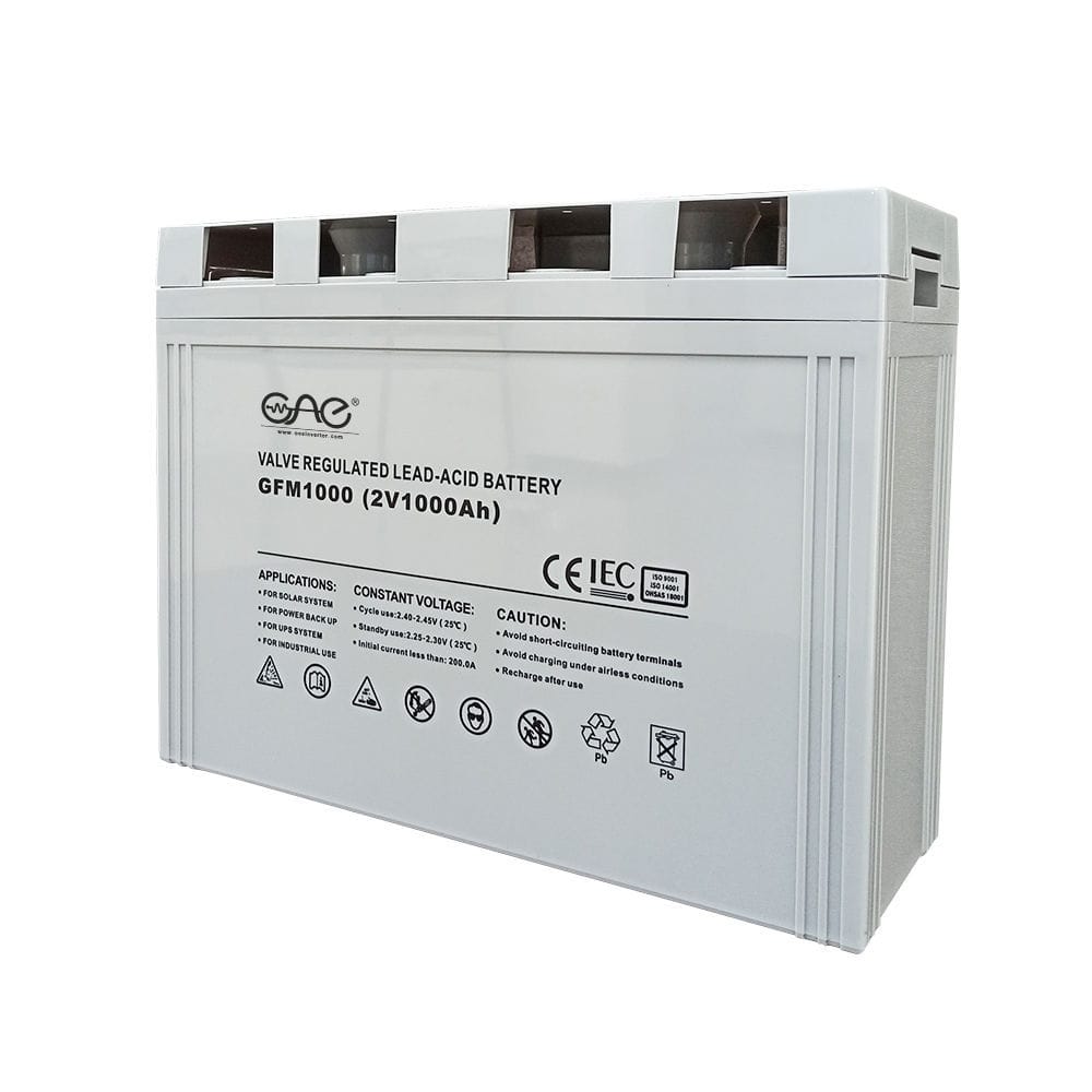 Valve-regulated battery - Foshan Top One Power Technology Co., Ltd. - 2 ...