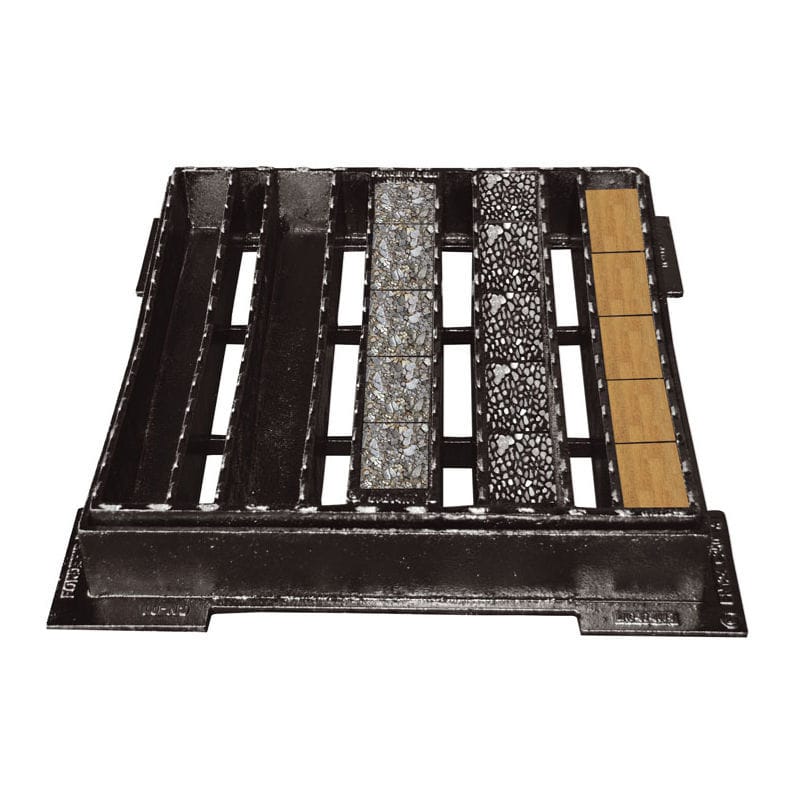 Metal grating - GRC - RIEMPIMENTO C250 - Fonderie Belli SPA - manhole ...