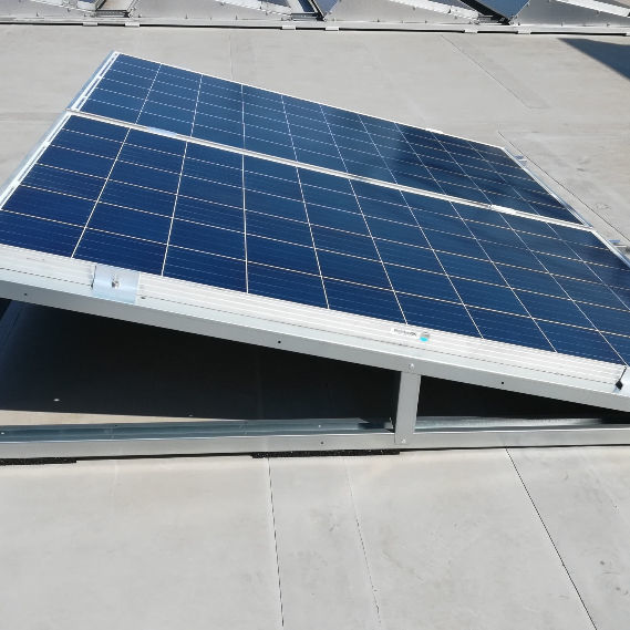 Flat roof PV mounting system - stand-alone - Avasco Solar NV