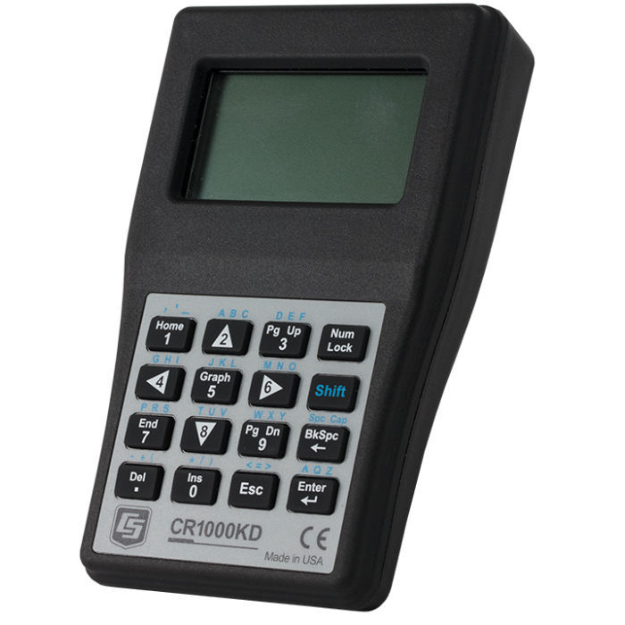 Terminal with keyboard - CR1000KD - Campbell Scientific Ltd. - handheld ...
