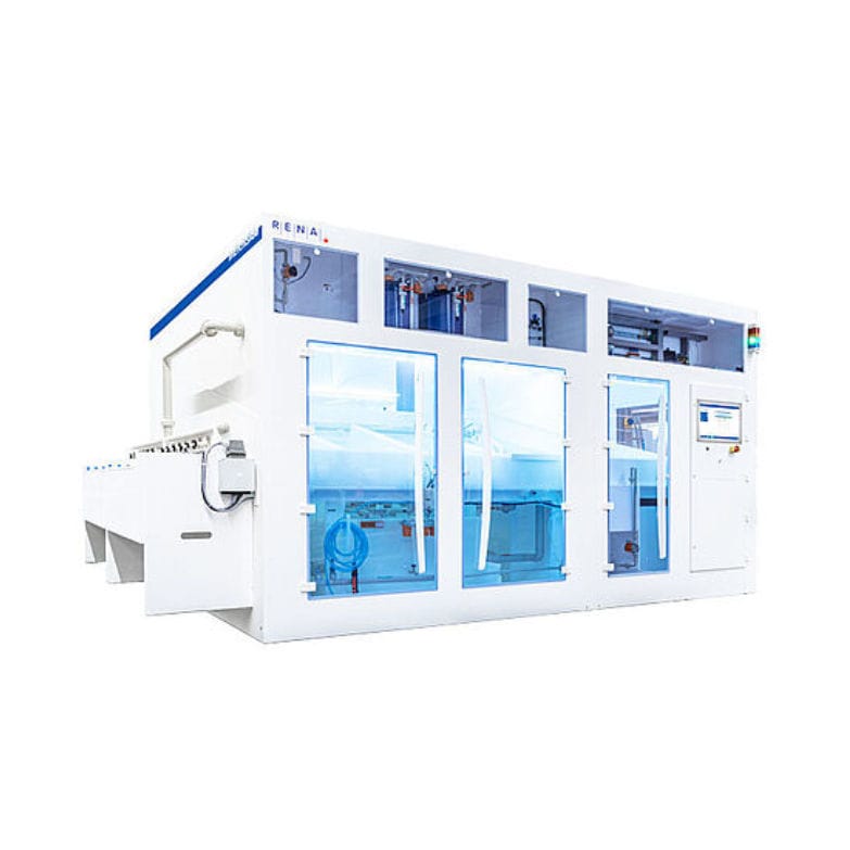 Chemical processing line - InEtchSide 4 - RENA Technologies GmbH - wet ...