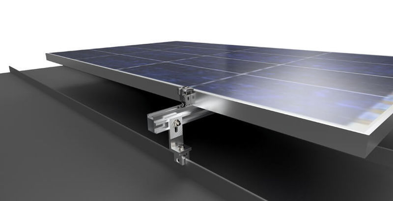 Flat roof PV mounting system - S-5 - Renusol Europe GmbH - for metal ...