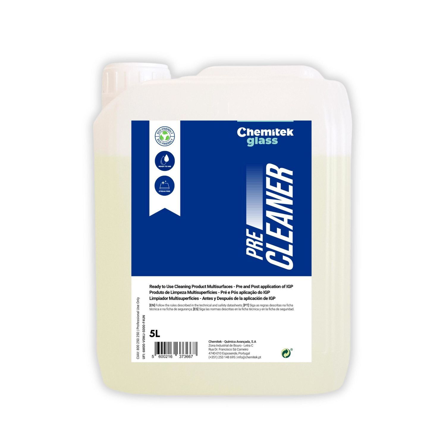 Water-based cleaning product - PRE - ChemiTek - for ceramic / glass ...