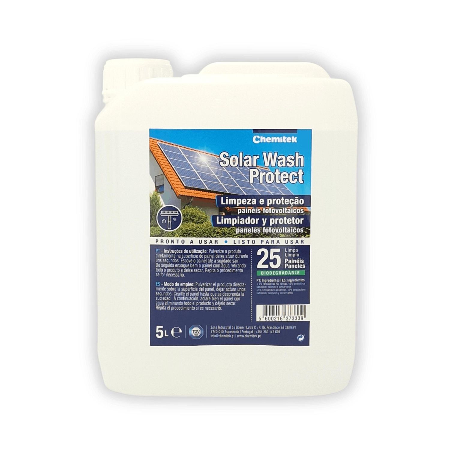 Solar panel detergent-degreaser - SOLAR WASH PROTECT RTU - ChemiTek