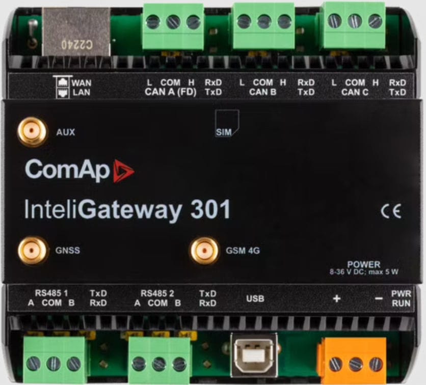 Communication gateway - CM2GW301BAB - ComAp - TCP / RS-485 / Modbus