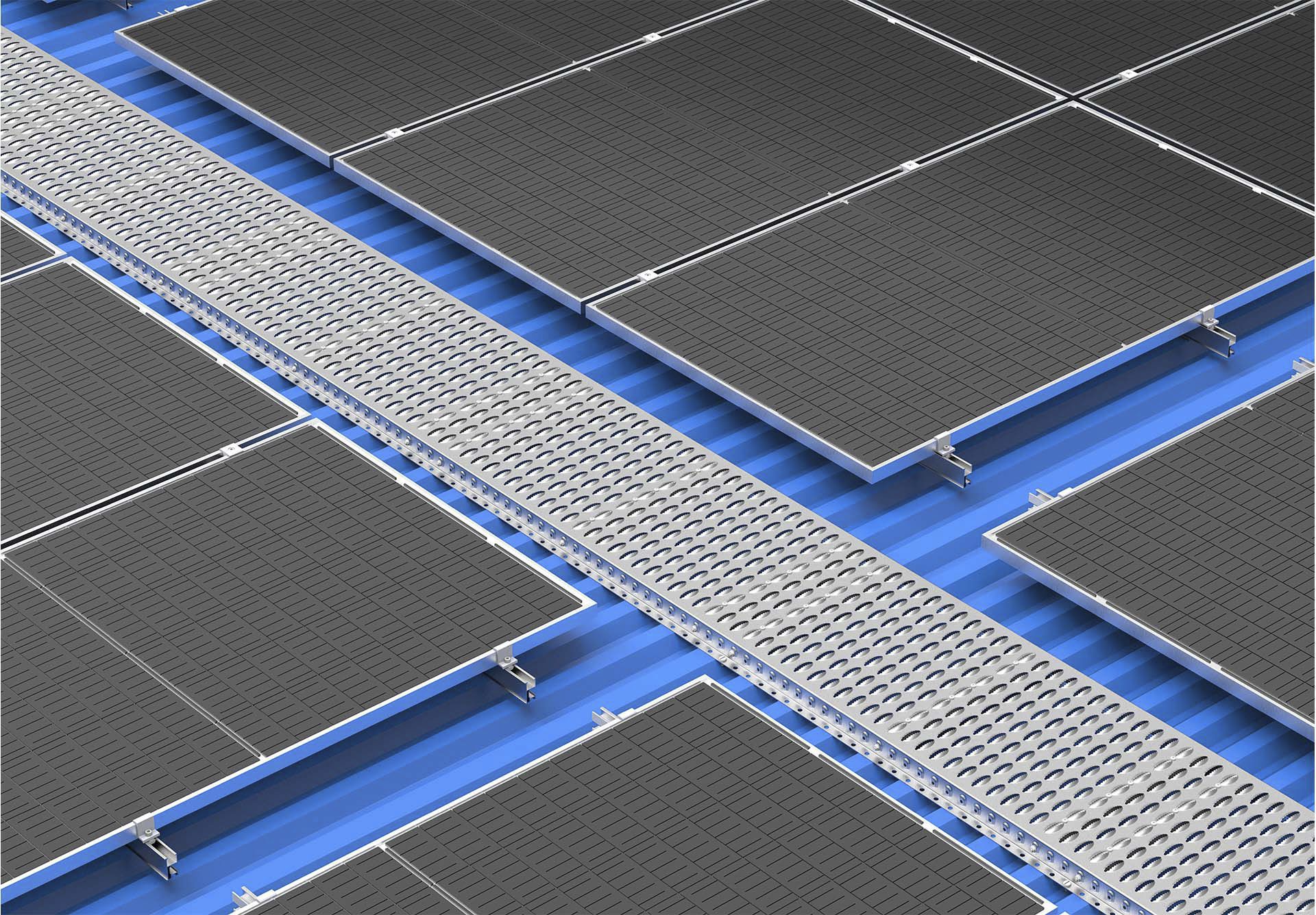 Cable tray - WALKWAY - Xiamen Hopergy Photovoltaic Technology Co., Ltd.