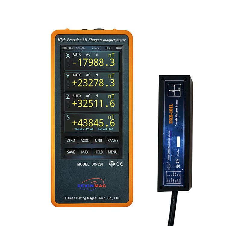 3-axis magnetometer - DX-820 - Xiamen Dexing Magnet Tech. Co., Ltd ...