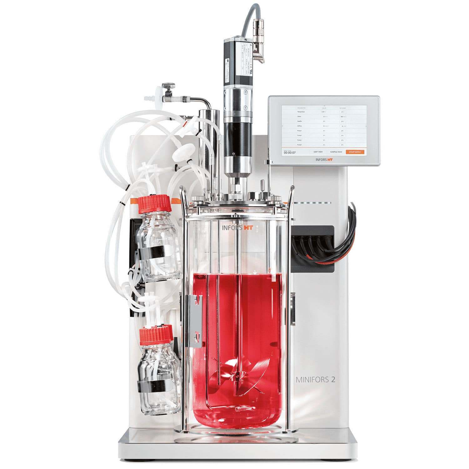 Batch bioreactor - Minifors 2 - Infors AG - fixed / benchtop / autoclavable