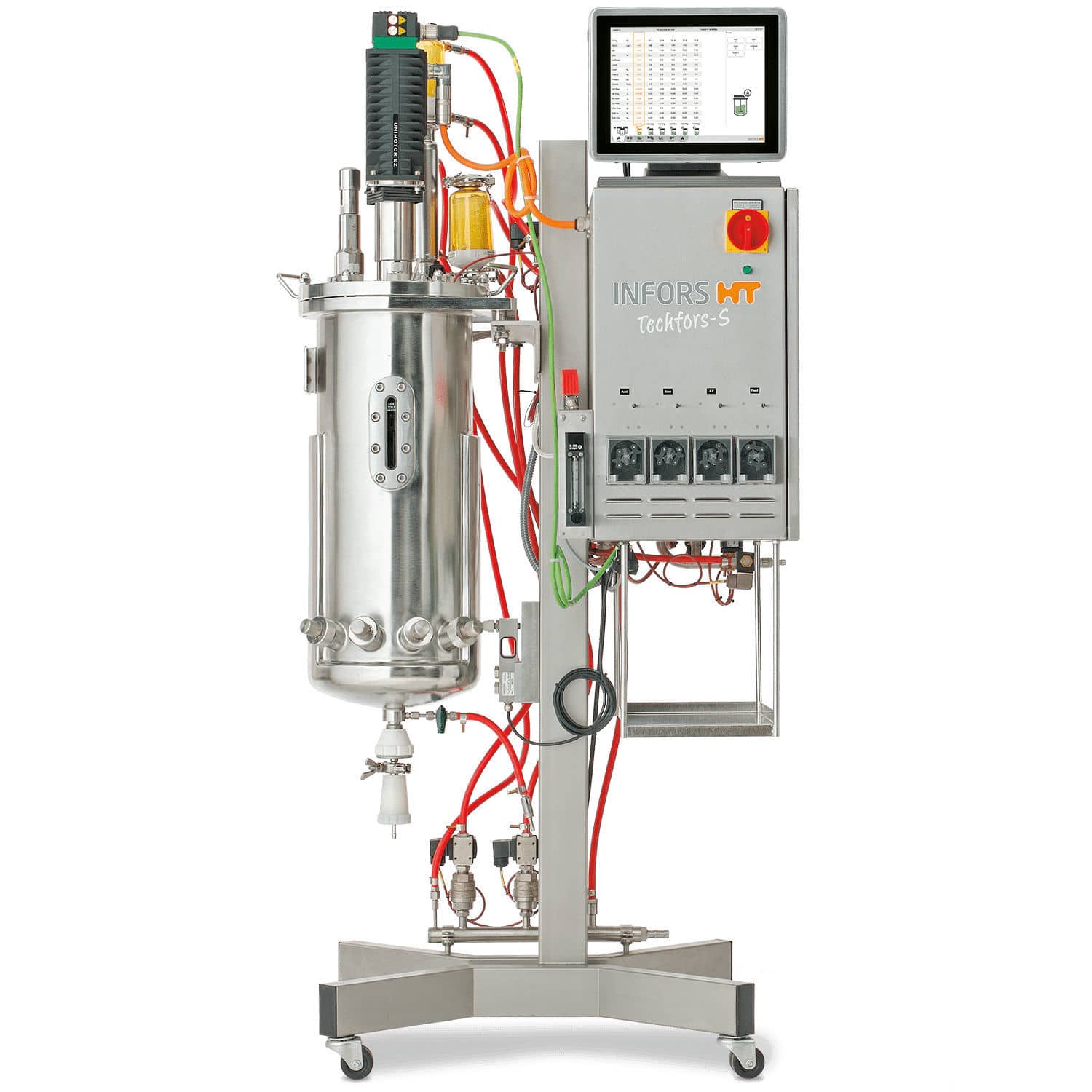 Sterilize in place bioreactor - Techfors-S - Infors AG - process / pilot / mobile