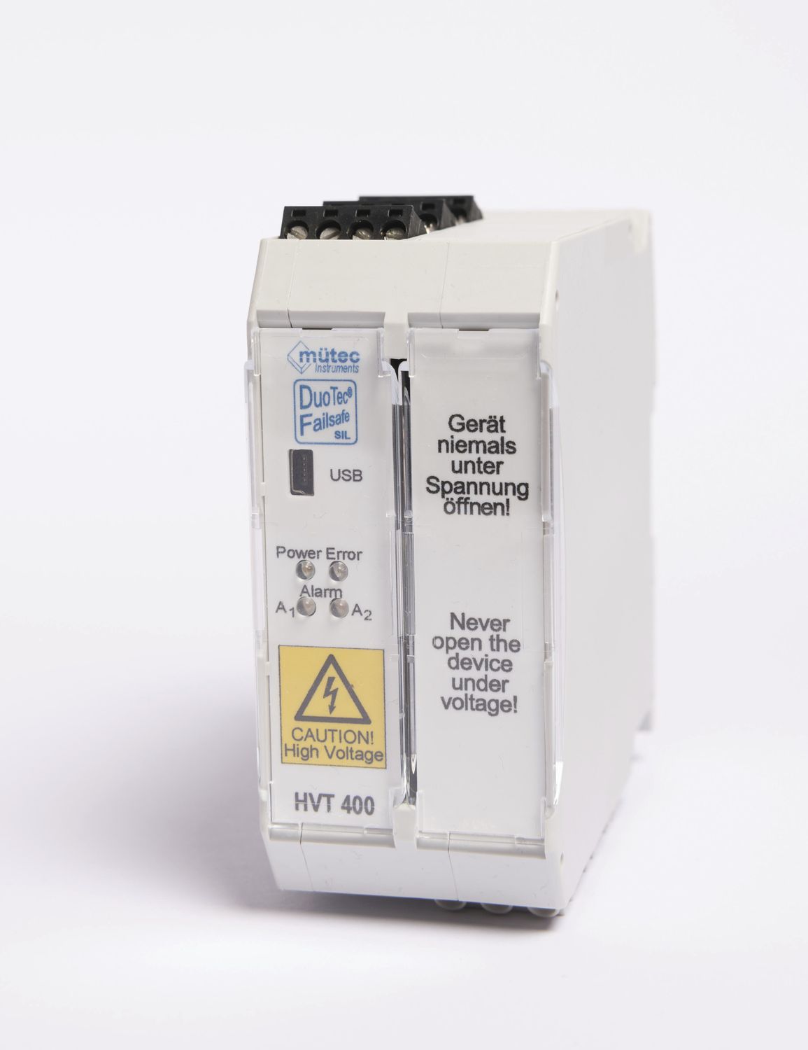 DC voltage transducer - HVT 400-DX - Mütec Instruments GmbH - DIN rail / programmable / SIL2
