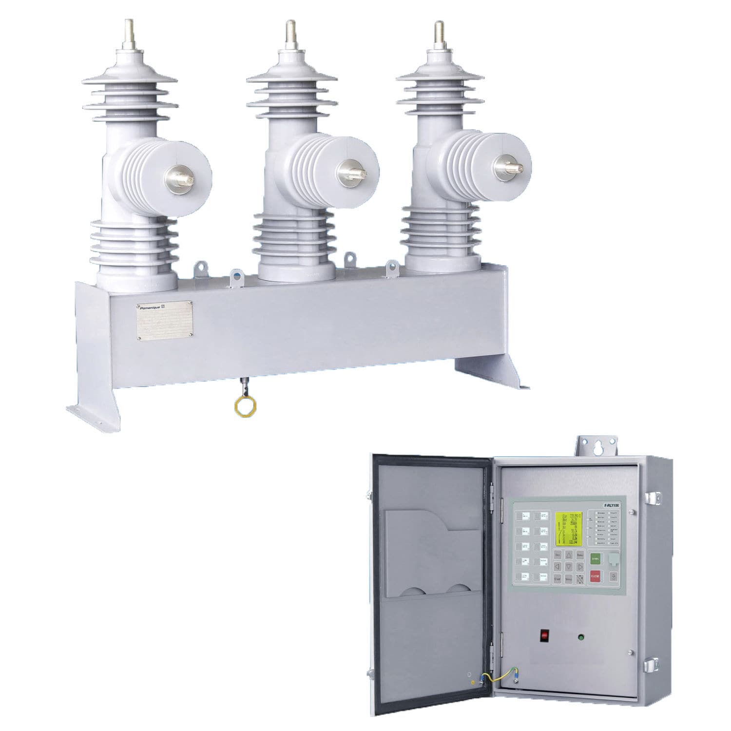 Vacuum recloser - ZX15 series - Pomanique Electric - three-phase ...