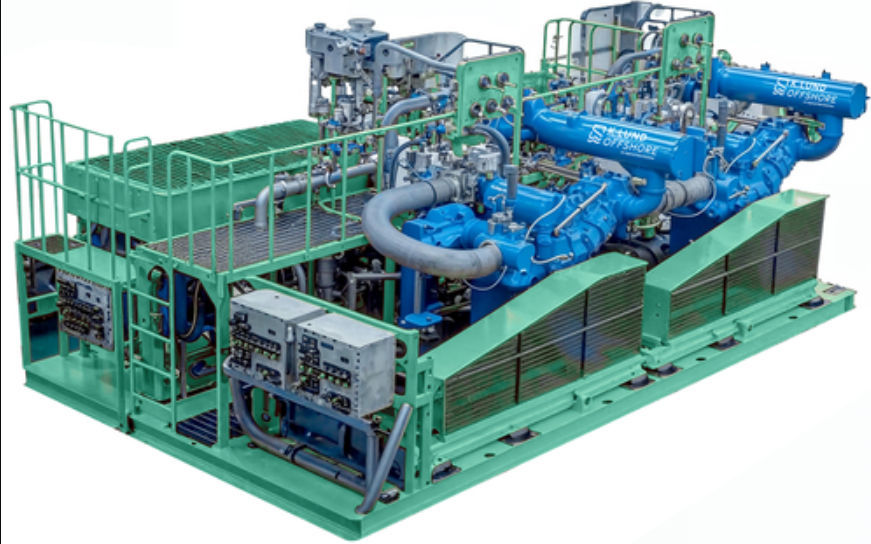 Reciprocating compressor - Ingersoll Rand - gas / electric motor ...