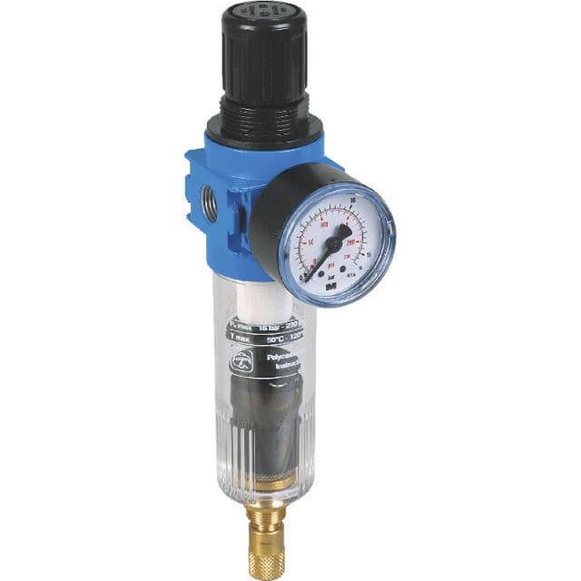 Compressed air filter-regulator - 219641 - Mader - membrane / pressure ...
