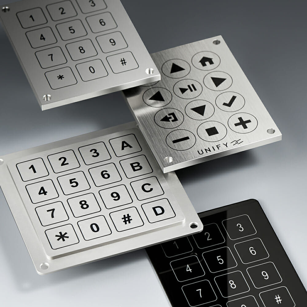Panel-mount keypad - YUEQING DANPU ELECTRIC ( LANGIR ) CO.,LTD. - metal ...
