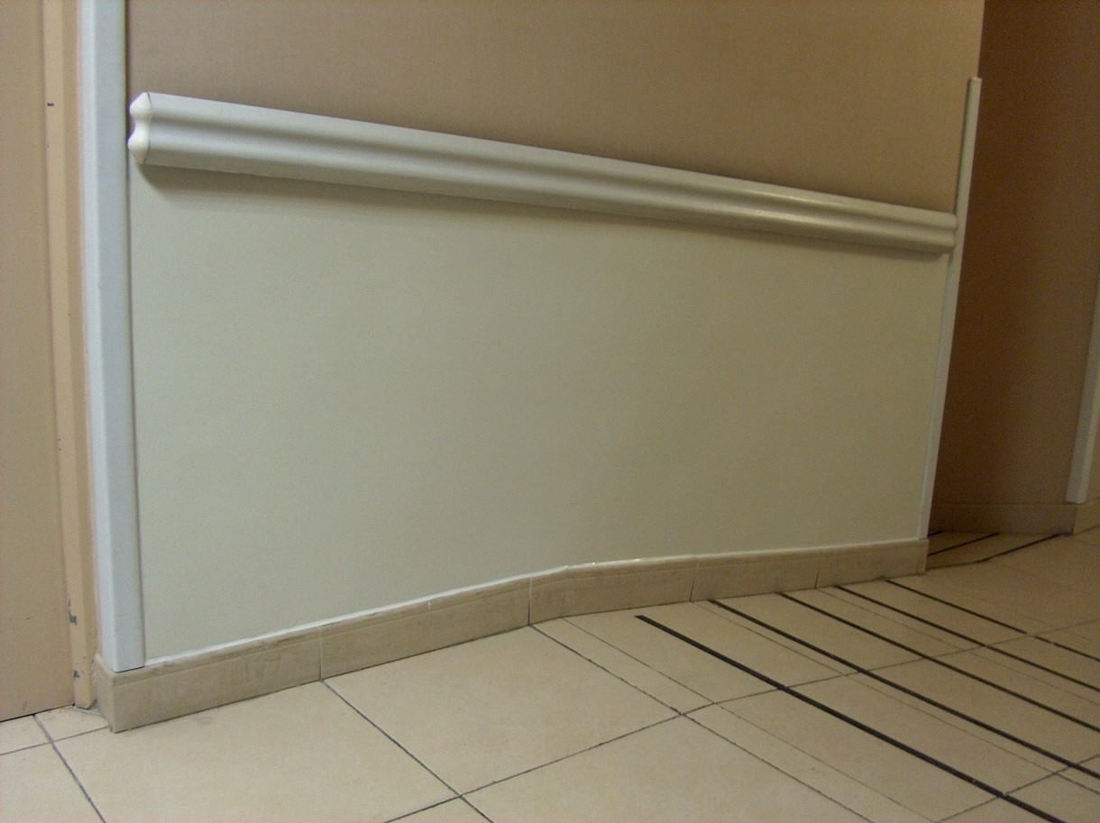 Aluminum wall protection - TTY - Toptop Técnicos En Protección - white ...