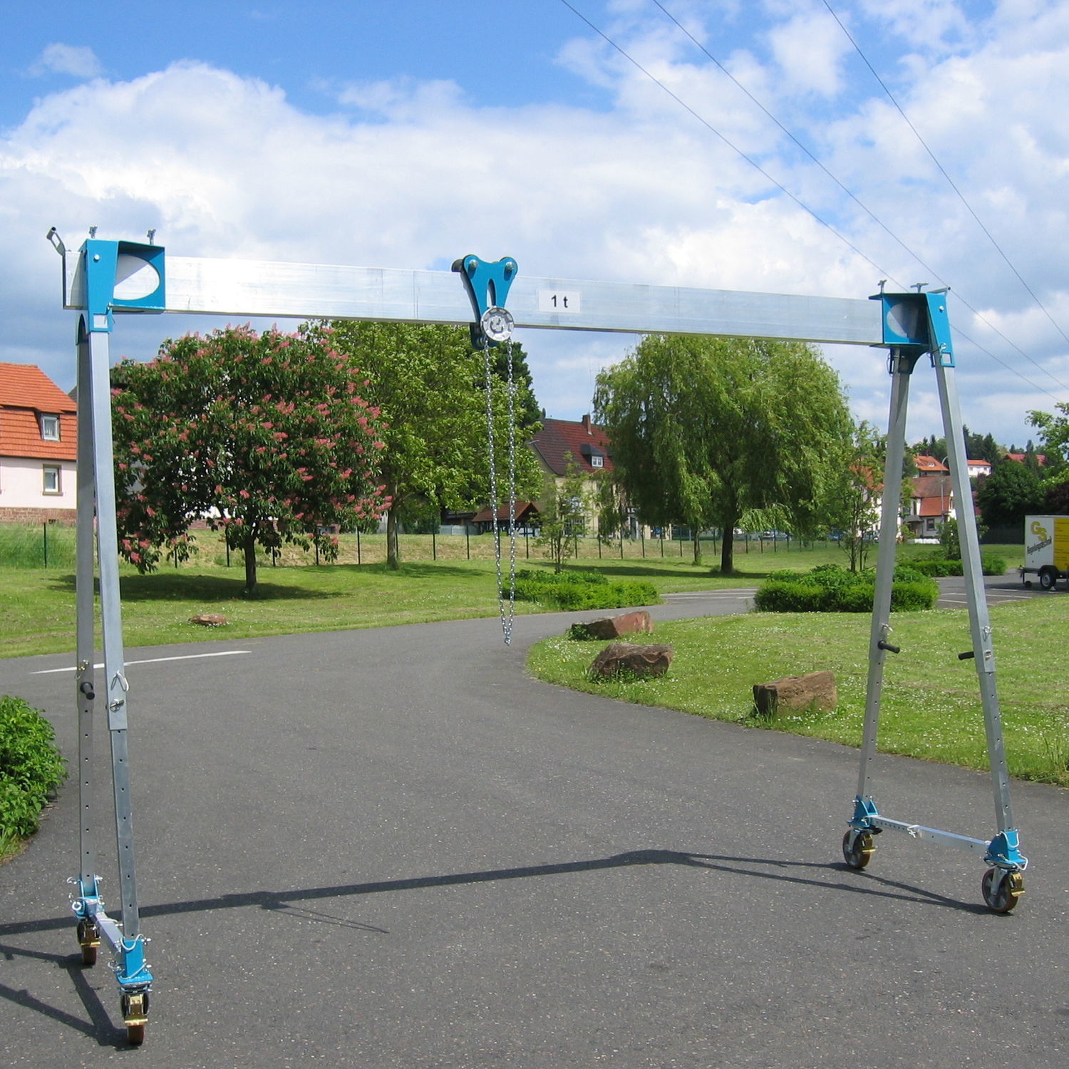 Rubber-tired gantry crane - 535 150 - WIMAG GmbH - aluminium / lightweight