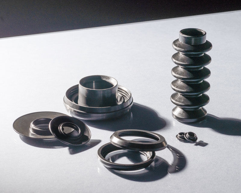 Cylindrical protective bellows - Rezingom Srl - elastomer / accordion ...