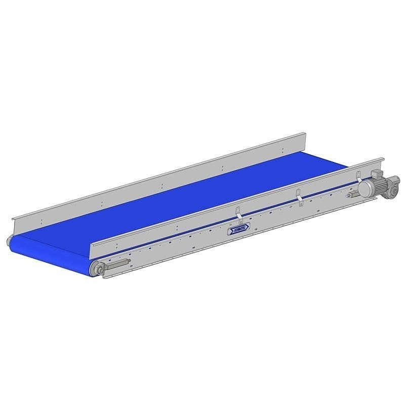 Belt conveyor - Schmatec GmbH - inclined / Z type / trough