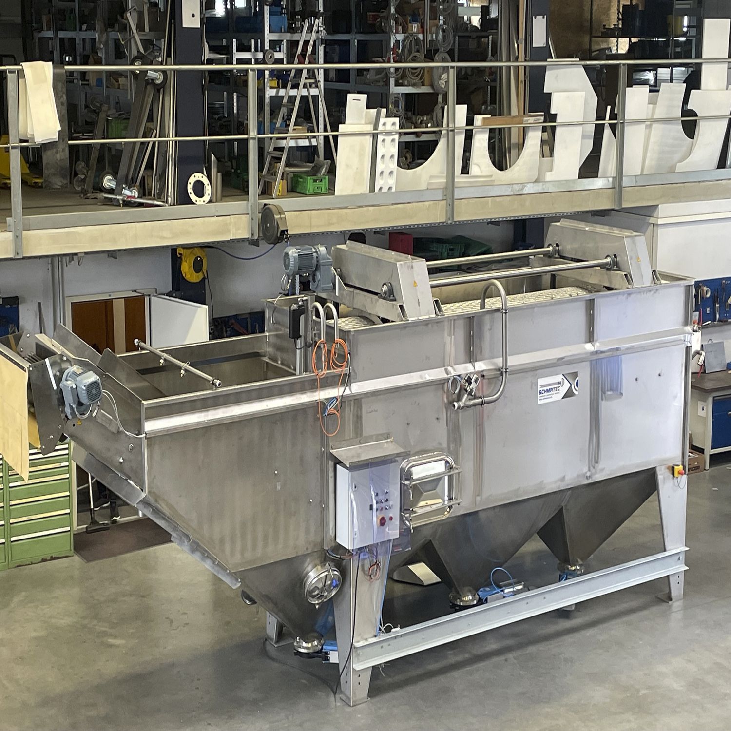 Sweet potato food washing line - Schmatec GmbH - immersion