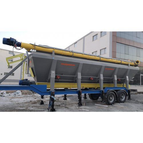 Horizontal silo - Polygonmach - cement / bulk / filling