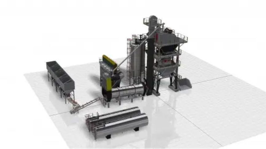 Stationary asphalt plant - PBA 240-320 - Polygonmach