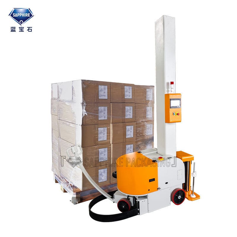Turntable wrapping machine - Shandong Sapphire Packaging Machinery ...