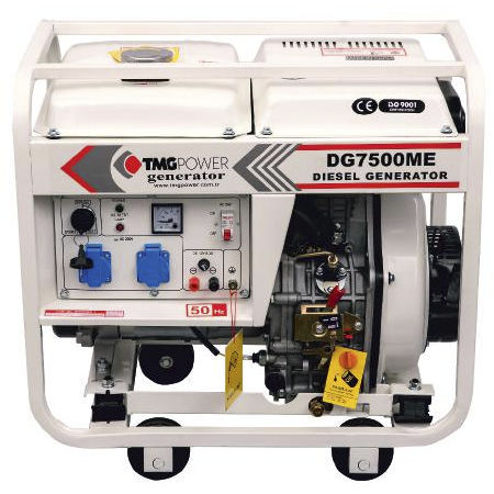 Diesel generator set - DG7500ME - TMG POWER - single-phase / 50 Hz ...