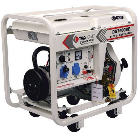 Diesel generator set - DG7500TE - TMG POWER - single-phase / 50 Hz ...