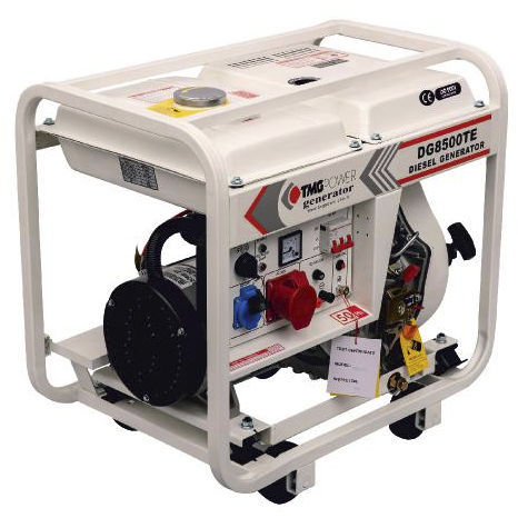 Diesel generator set - DG8500TE - TMG POWER - single-phase / 50 Hz ...