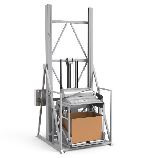 Hydraulic tipping station - PPM Technologies, LLC - crate / bin / fixed