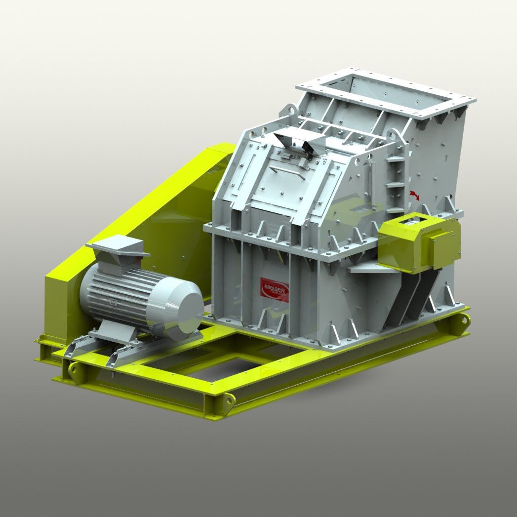 Building materials mill - BMA Type - GRELBEX - hammer / vertical / 380V ...