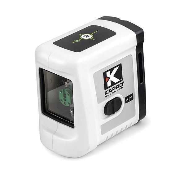 Cross-line laser level - 862G PROLASER® - KAPRO - battery-powered / IP54