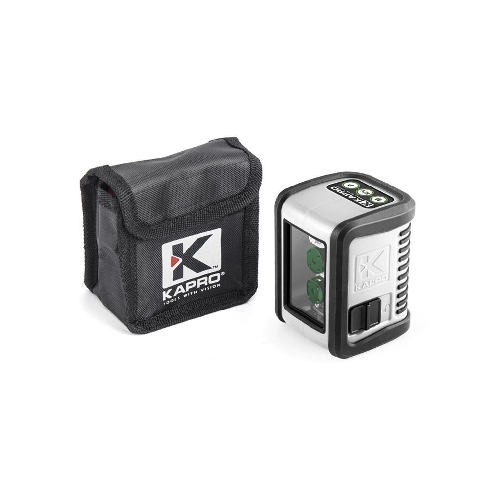 Cross-line laser level - 852G PROLASER® - KAPRO - battery-powered / IP54