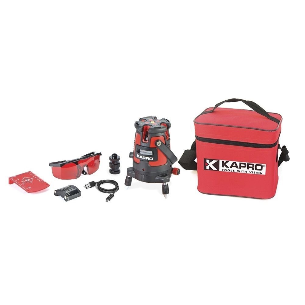 Battery-powered laser level - 875S PROLASER® - KAPRO - IP54