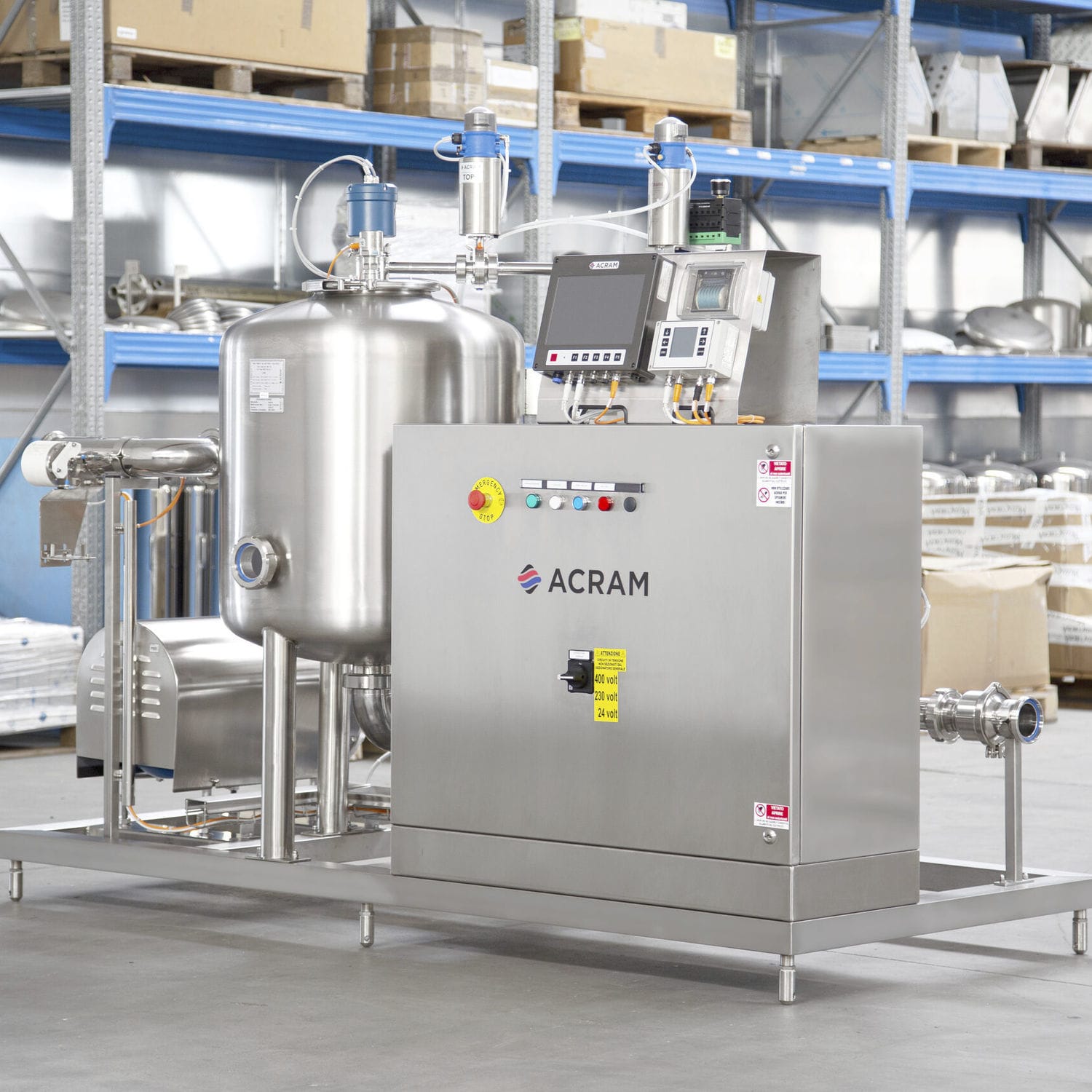 Milk reception unit - iAM WELCOME - Acram