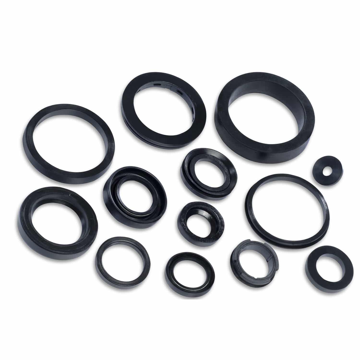 Oil seal - KPM Plasto Rubber Co. - double lip / wiper / chevron