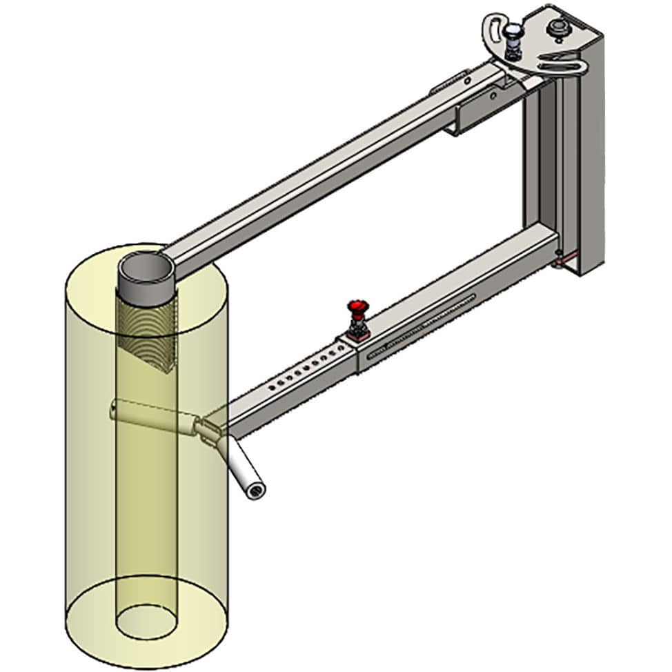 Mechanical gripper - Reglift - for reel handling