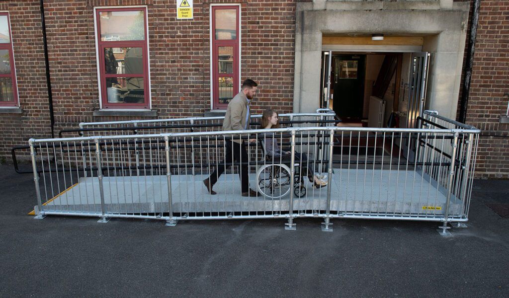 Disabled person ramp - Fisher Alvin Limited - fixed