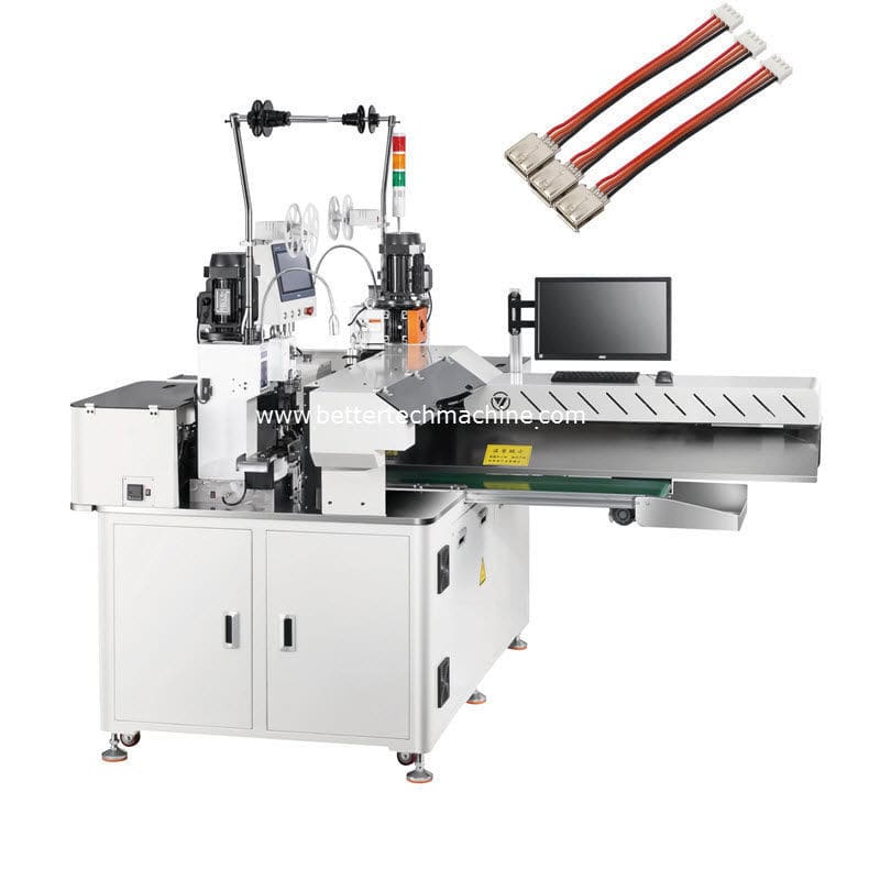 Cable production machine - JWD-JKUSB - Hefei Better Technology Co., Ltd. - for wire terminals ...