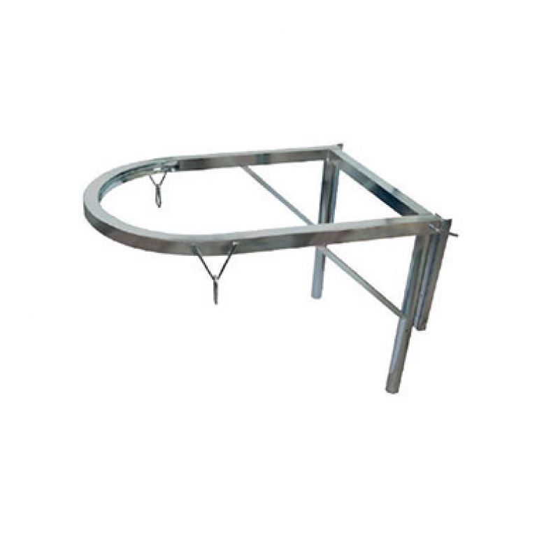 Hopper support - E001TS - Tekcnoplast - steel / adjustable