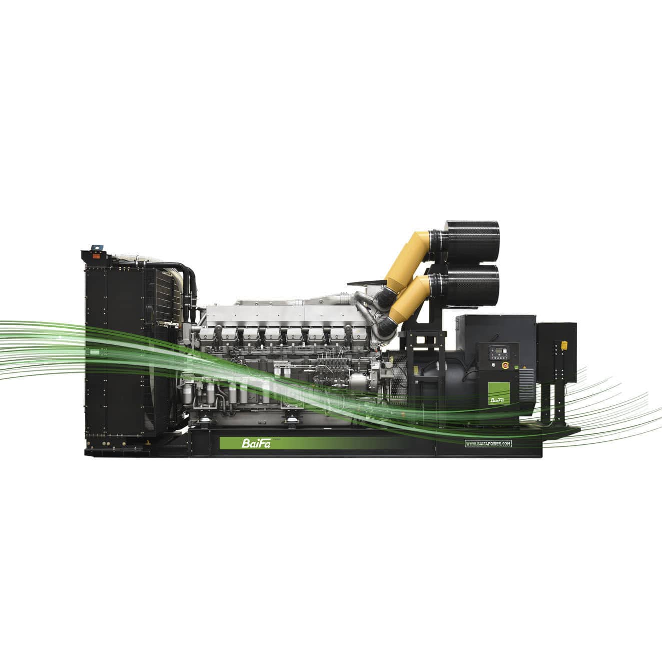 Diesel generator set - BF-SM SERIES - Baifa POWER (WUXI) Ltd. - three ...