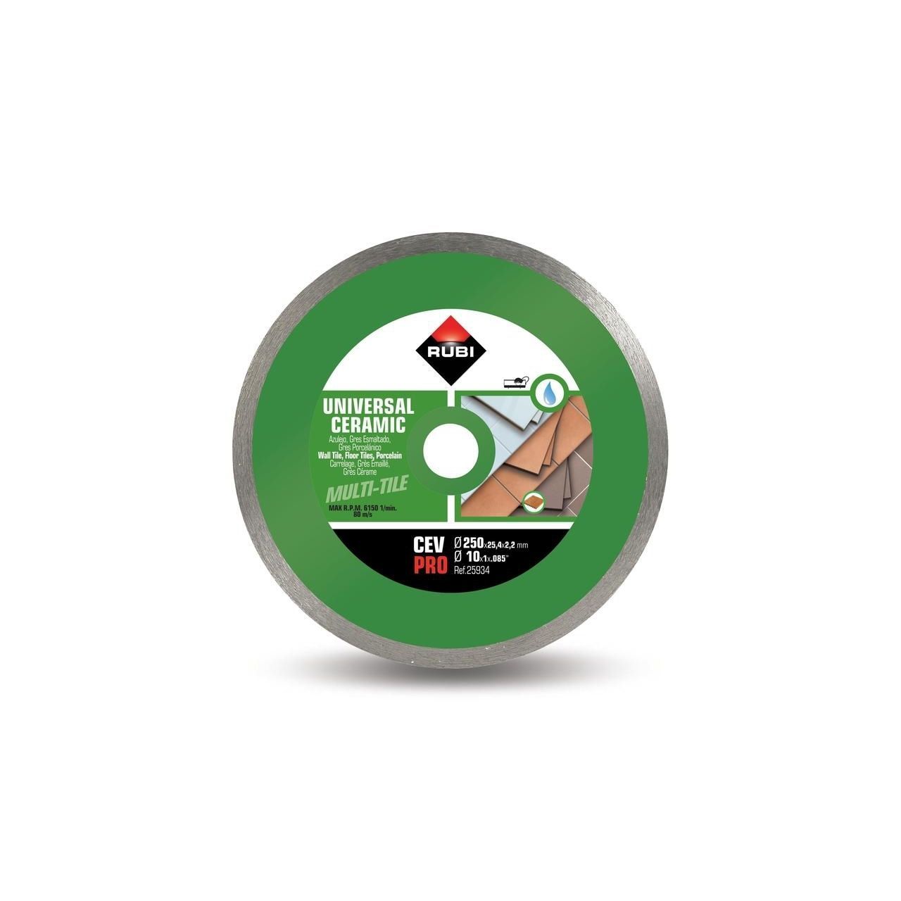 Circular saw blade - CEV series - RUBI - diamond / for ceramics / for tile