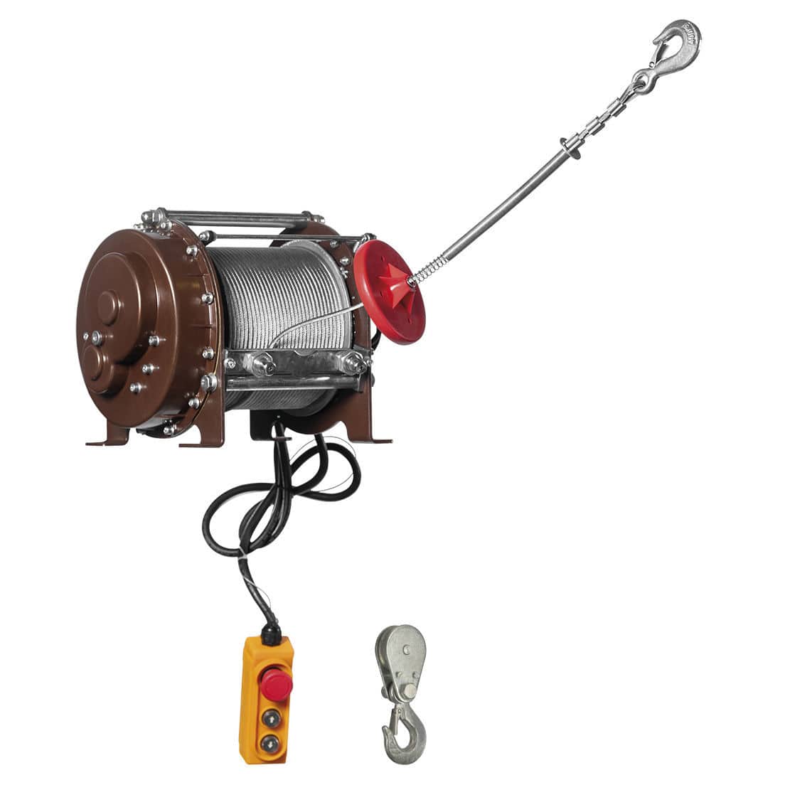 Electric winch - ATE400 - INDUSTRIAS JAGUAR S.A. - wire rope / lifting ...